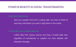 Digital Transformation and Power BI | PPTX | Cloud Computing | Internet