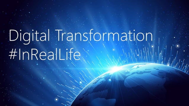 DEMO: Digital transformations in real life | PPT