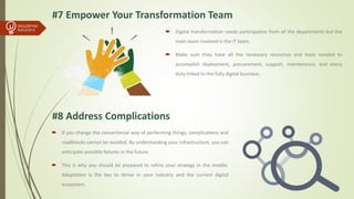 Digital Transformation Steps | PPTX