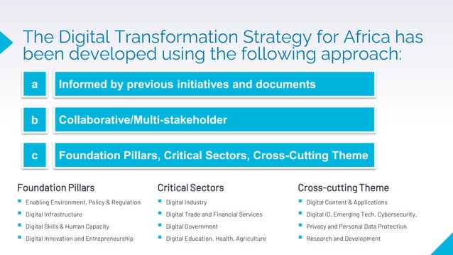 Digital Transformation Strategy for Africa, 2020 - 2030 by AU | PDF