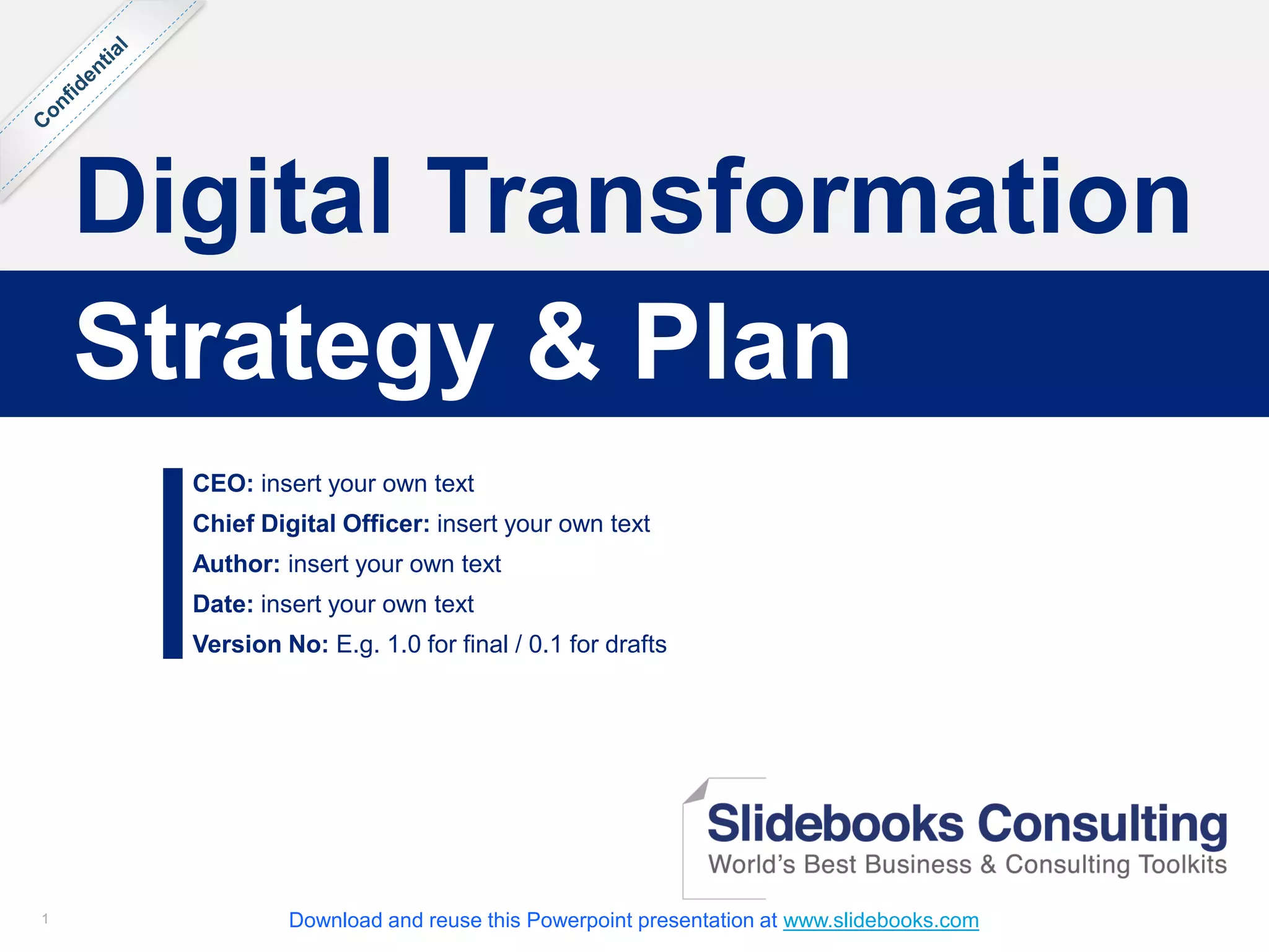 Digital Transformation Strategy and Plan Template | PDF