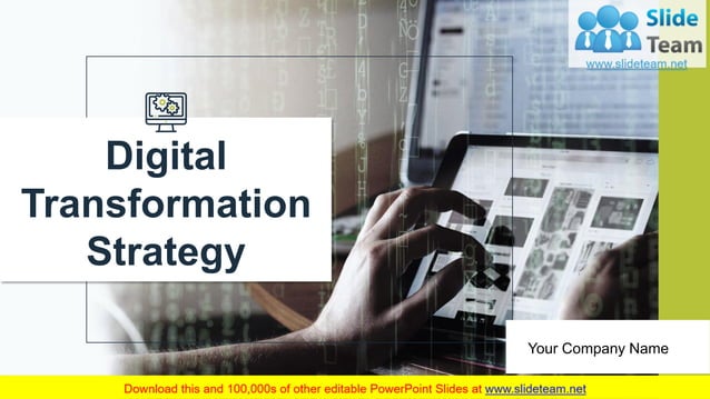 Digital Transformation Strategy PowerPoint Presentation Slides | PDF