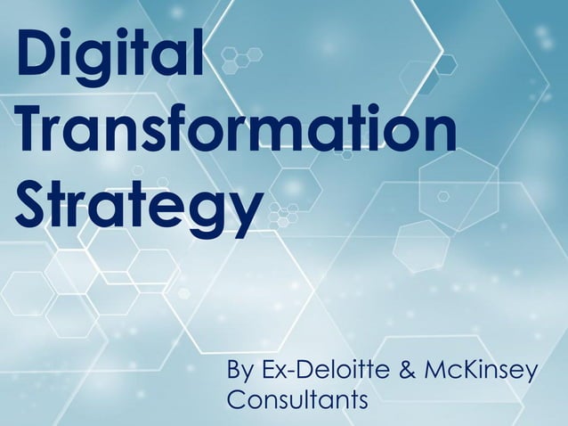 Digital Transformation Strategy Template and Training | PDF | Internet ...