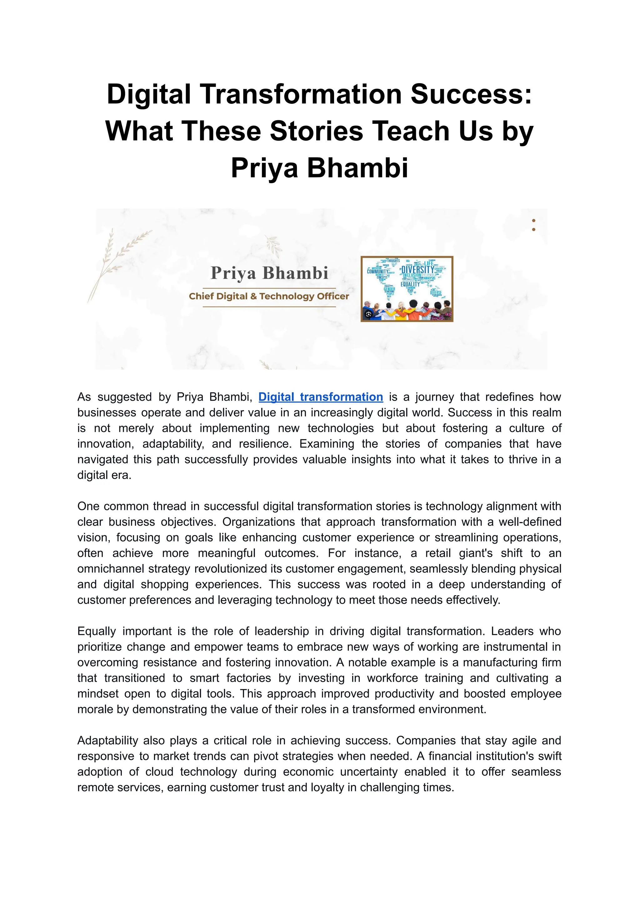 Digital Transformation Success_ What These Stories Teach Us by Priya Bhambi.pdf