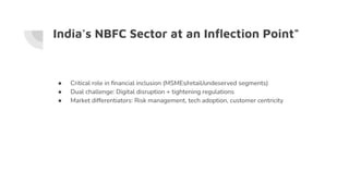 Digital Transformation & Sustainable Growth For NBFCs | PDF