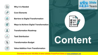 Digital Transformation Tools PowerPoint Presentation Slides | PDF