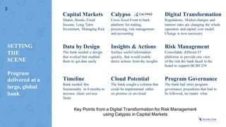 Digital transformation using calypso in capital markets | PDF