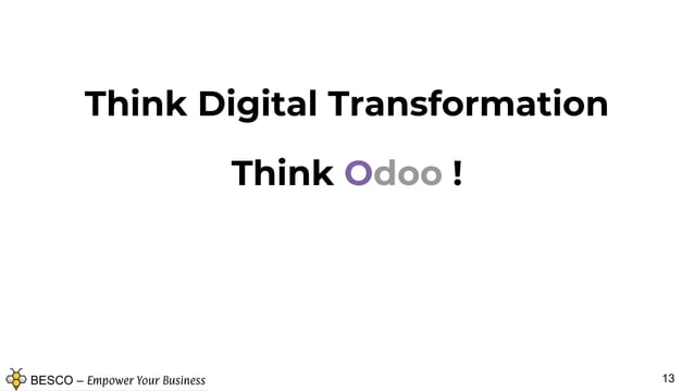 Digital transformation with Odoo platform | PDF | Operating Systems | Computer Software and ...