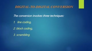 Digital transmission Presentation | PPT