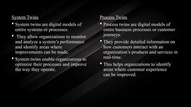 DIGITAL Twining Technology into a virtual world | PPTX