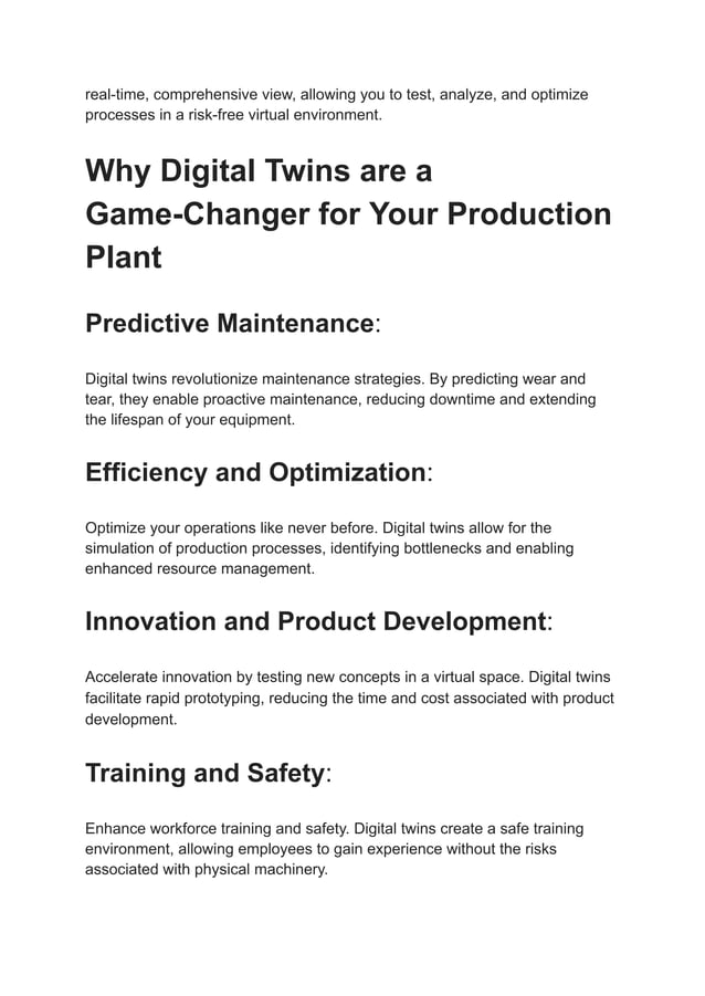 Exploring Digital Twins: A Comprehensive Study | PDF | Technology Industry | Industries