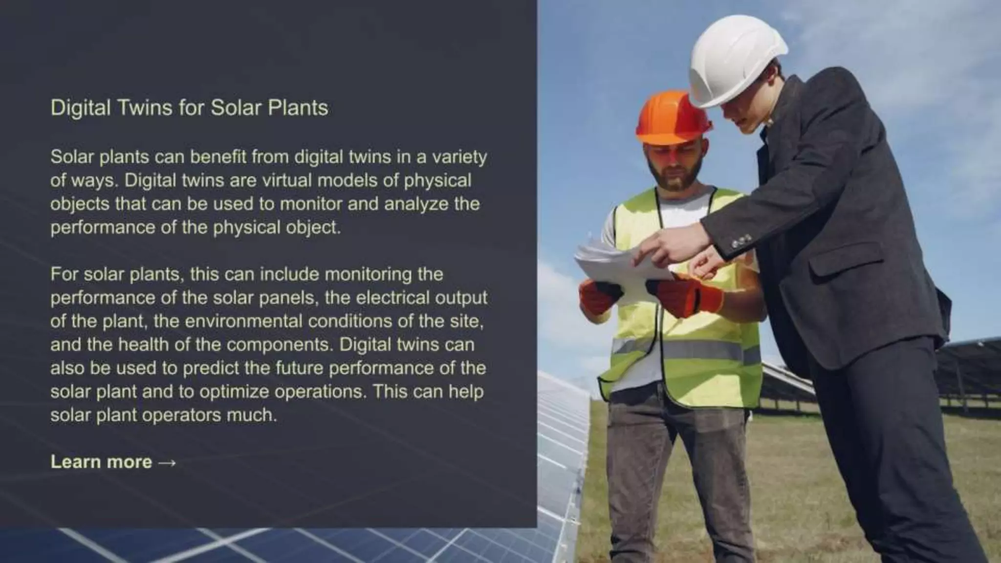 Digital Twins Training for Solar Plant | PPTX