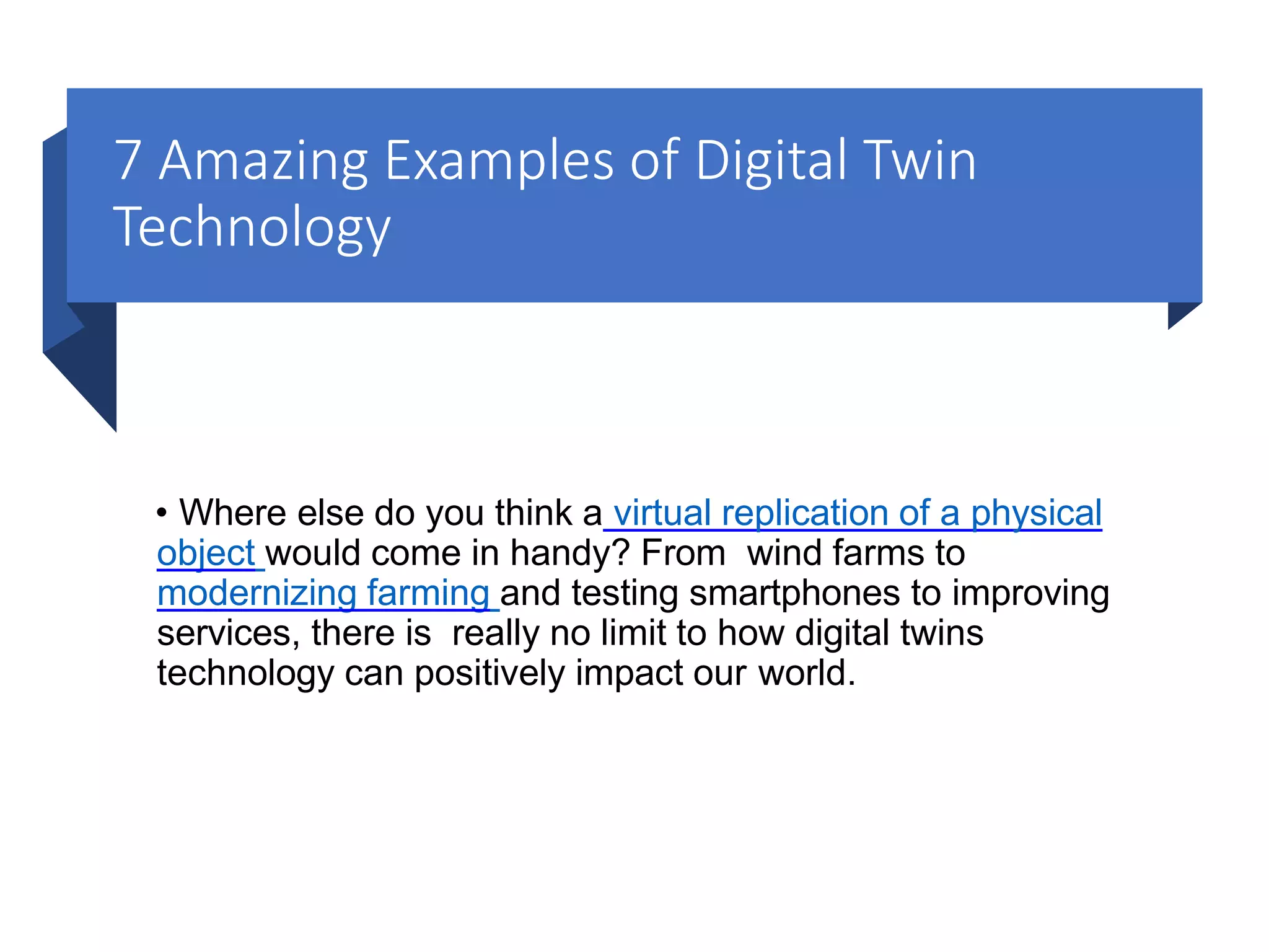 Digital Twin Technology | PPTX