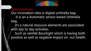 Digital umbrella bag | PPTX