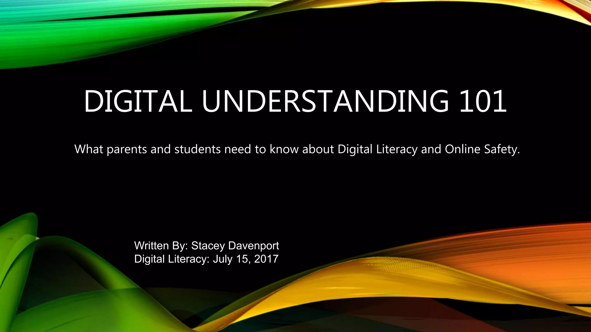 Digital Understanding 101 | PPT