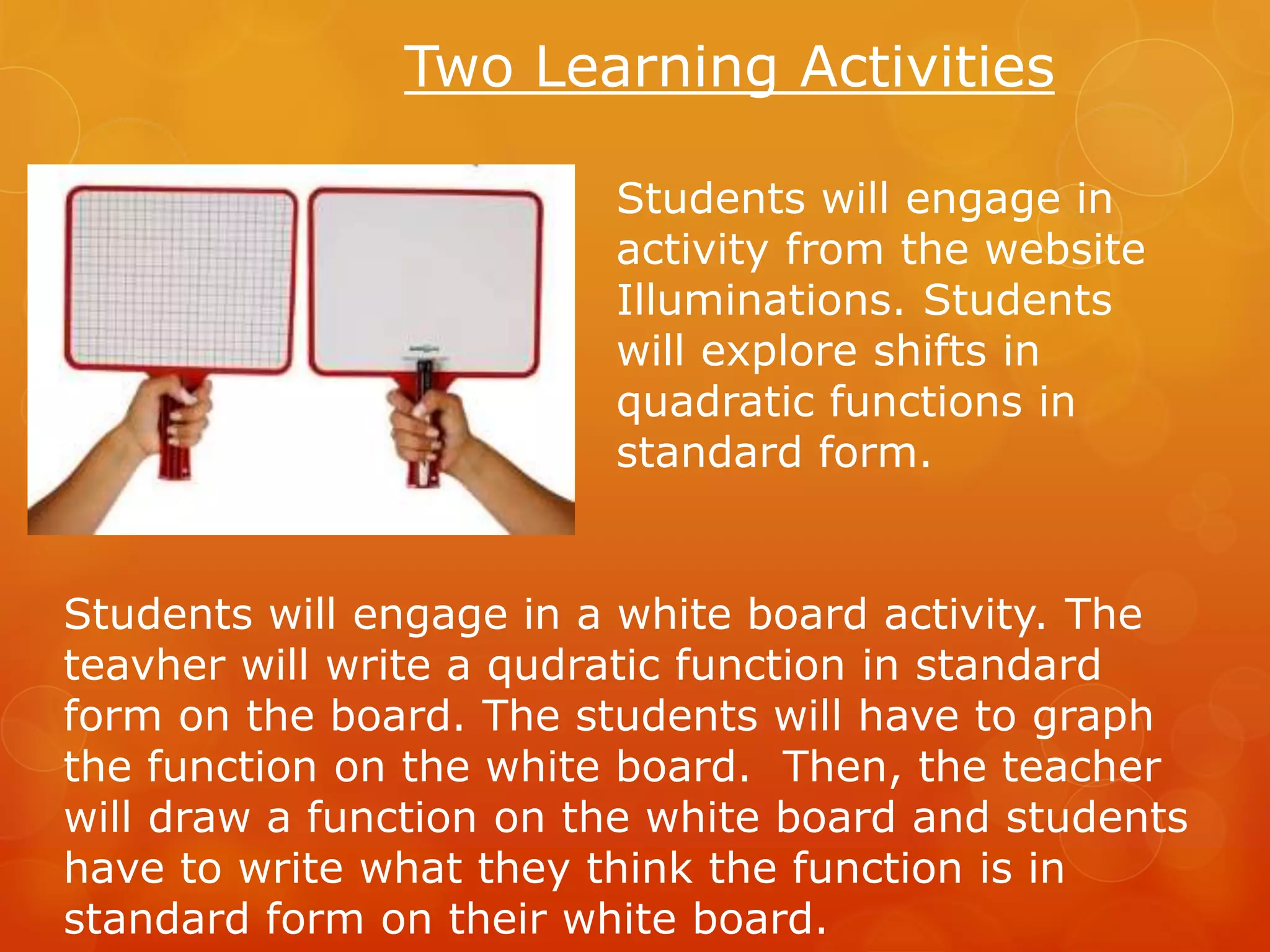 Graphing Quadratic Functions | PPTX