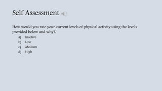 Understanding the Levels of Physical Activity | PPT