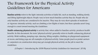 Understanding the Levels of Physical Activity | PPTX