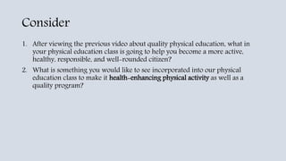 Understanding the Levels of Physical Activity | PPTX