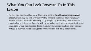 Understanding the Levels of Physical Activity | PPT