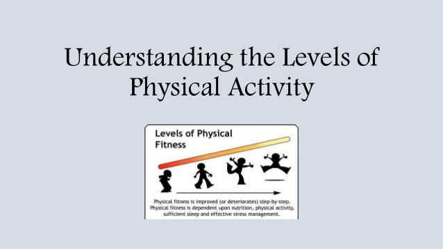 Understanding the Levels of Physical Activity