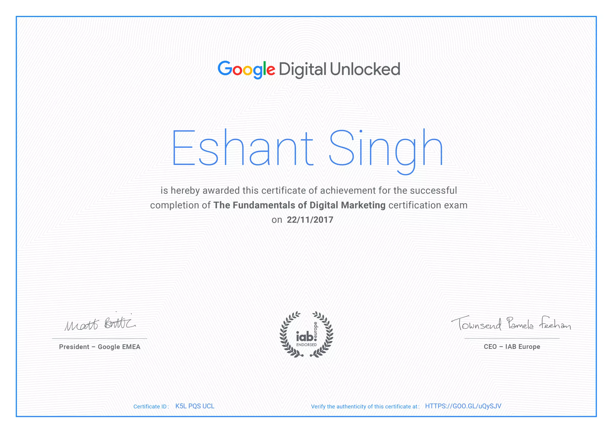 Google- Digital unlocked certification | PDF