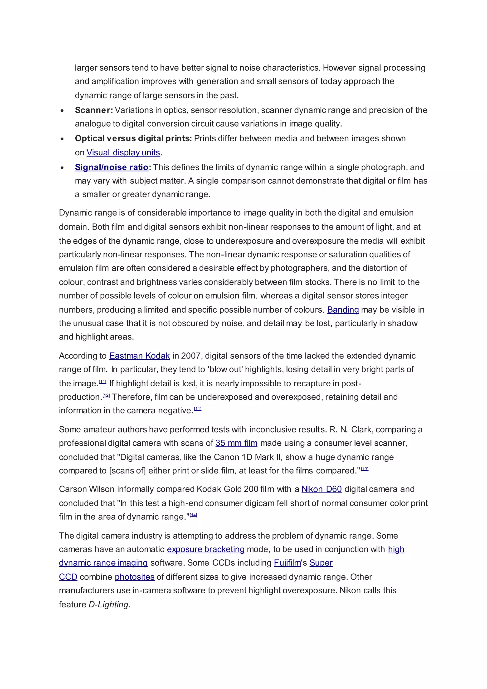 Digital versus film photography wikipedia | DOCX