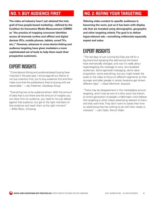 eMarketer Report: Digital Video Advertising Best Practices 2017 | PDF