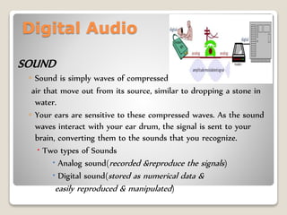 Digital Audio in Multimedia | PPTX