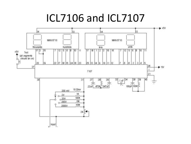 Icl7106 схема включения