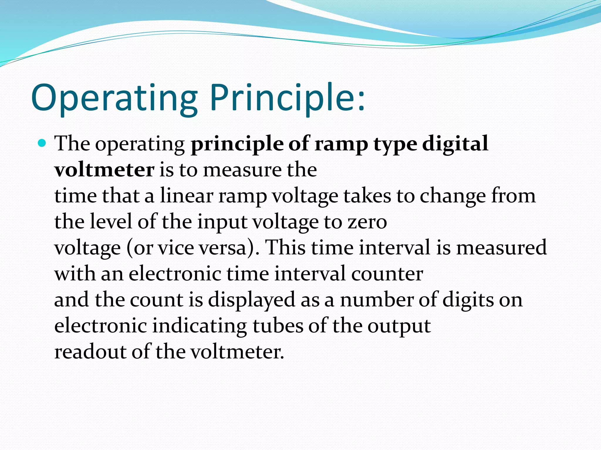 Digital Voltmeter Dvm And Its Classification Pptx Digital Audio