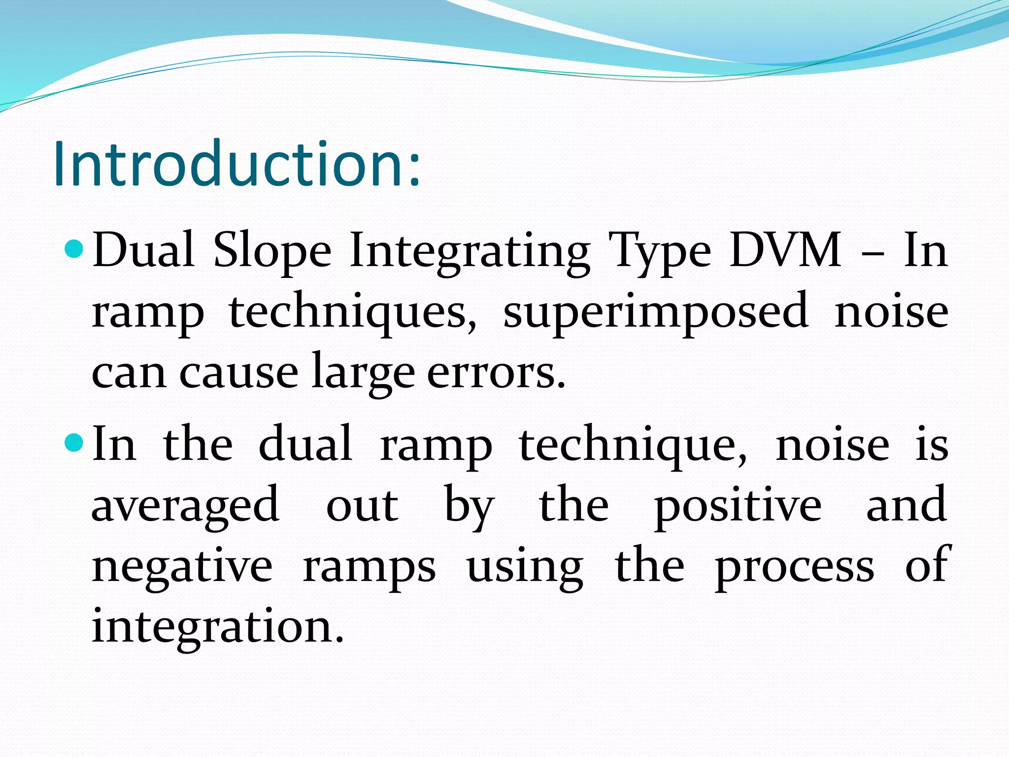 Digital Voltmeter Dvm And Its Classification Ppt