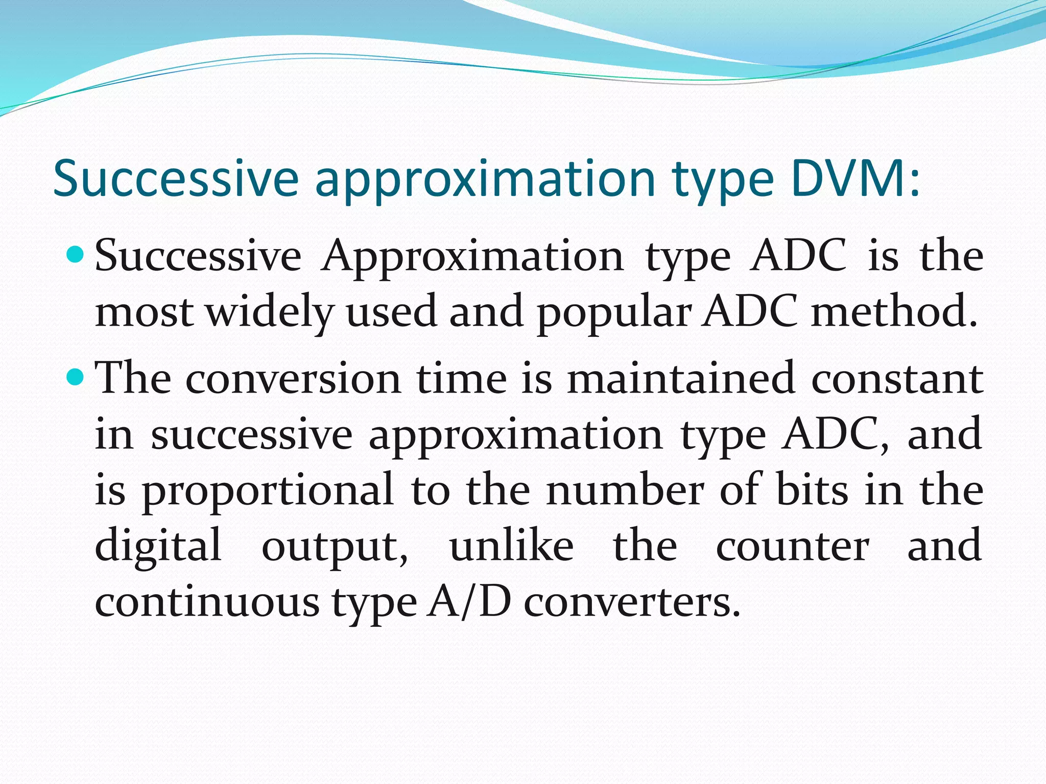Digital Voltmeter Dvm And Its Classification Pptx Digital Audio