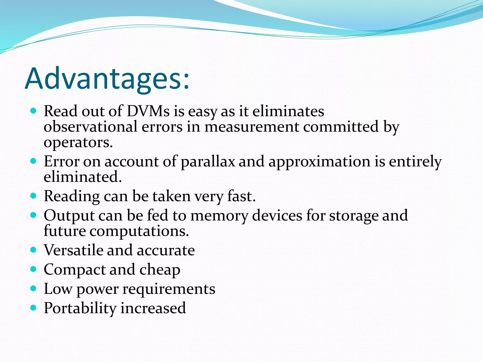 Digital voltmeter (DVM) and its Classification | PPTX