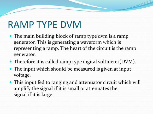 Digital voltmeter (DVM) and its Classification | PPTX | Digital Audio | Computer Software and ...