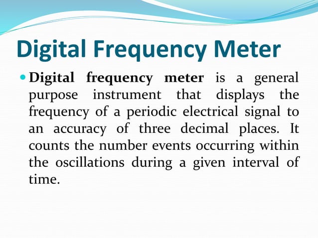 Digital voltmeter (DVM) and its Classification | PPTX | Digital Audio | Computer Software and ...