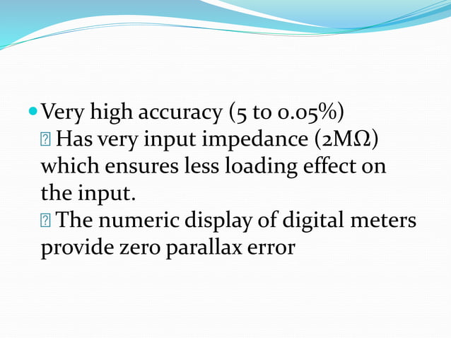 Digital Voltmeter Dvm And Its Classification Pptx Digital Audio