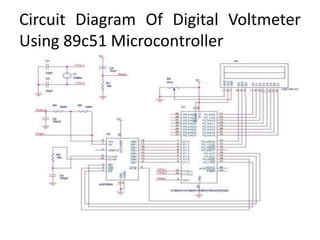 Digital voltmeter using 89c51 microcontroller | PPTX | Computer Peripherals | Computing