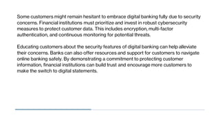 Digital vs. Paper Statements- How Banks Can Best Serve Customers | PDF