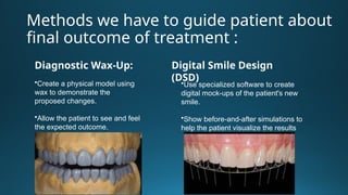 Digital vs physical mockup.pptx dentistry | PPT