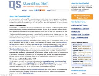 The Quantified Self - Self Knowledge Through Numbers | PDF