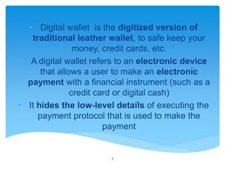 Digital wallet | PPTX
