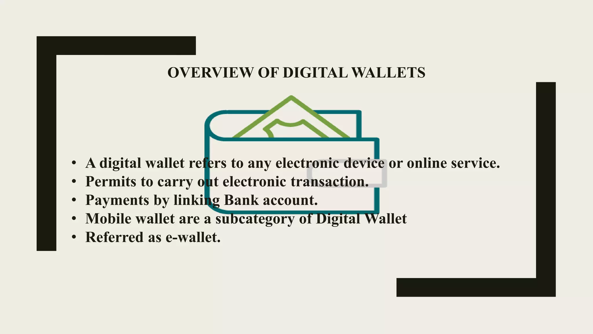 Digital wallets - Overview and Its Usage | PPTX | Credit Cards | Personal Debt