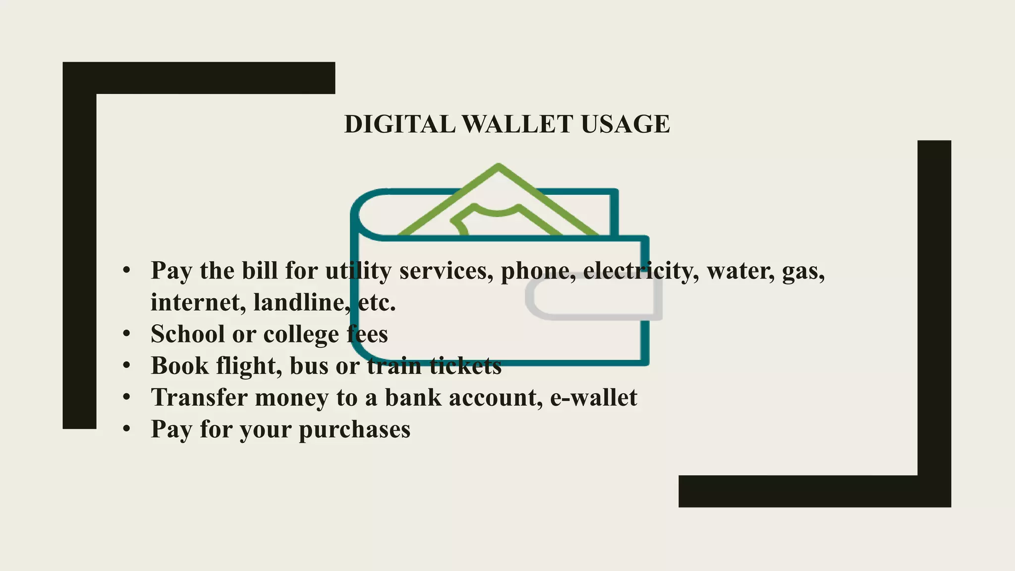 Digital wallets - Overview and Its Usage | PPTX