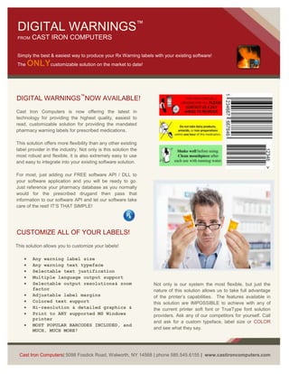 Digital Warnings | DOCX | Computing | Technology & Computing