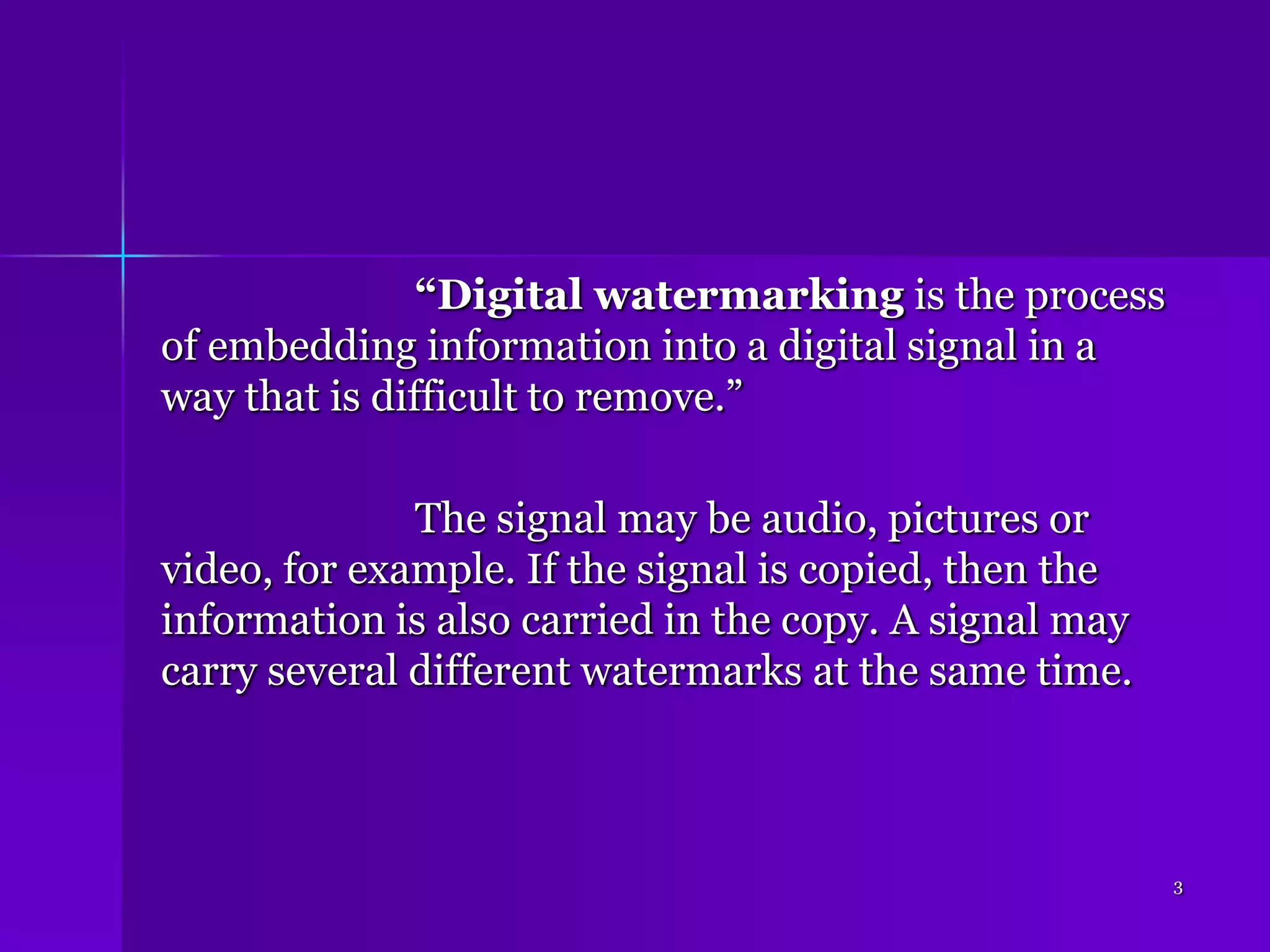 Digital watermarking | PPTX