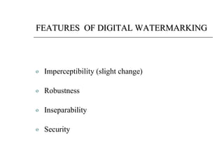 Digital watermarking | PPT