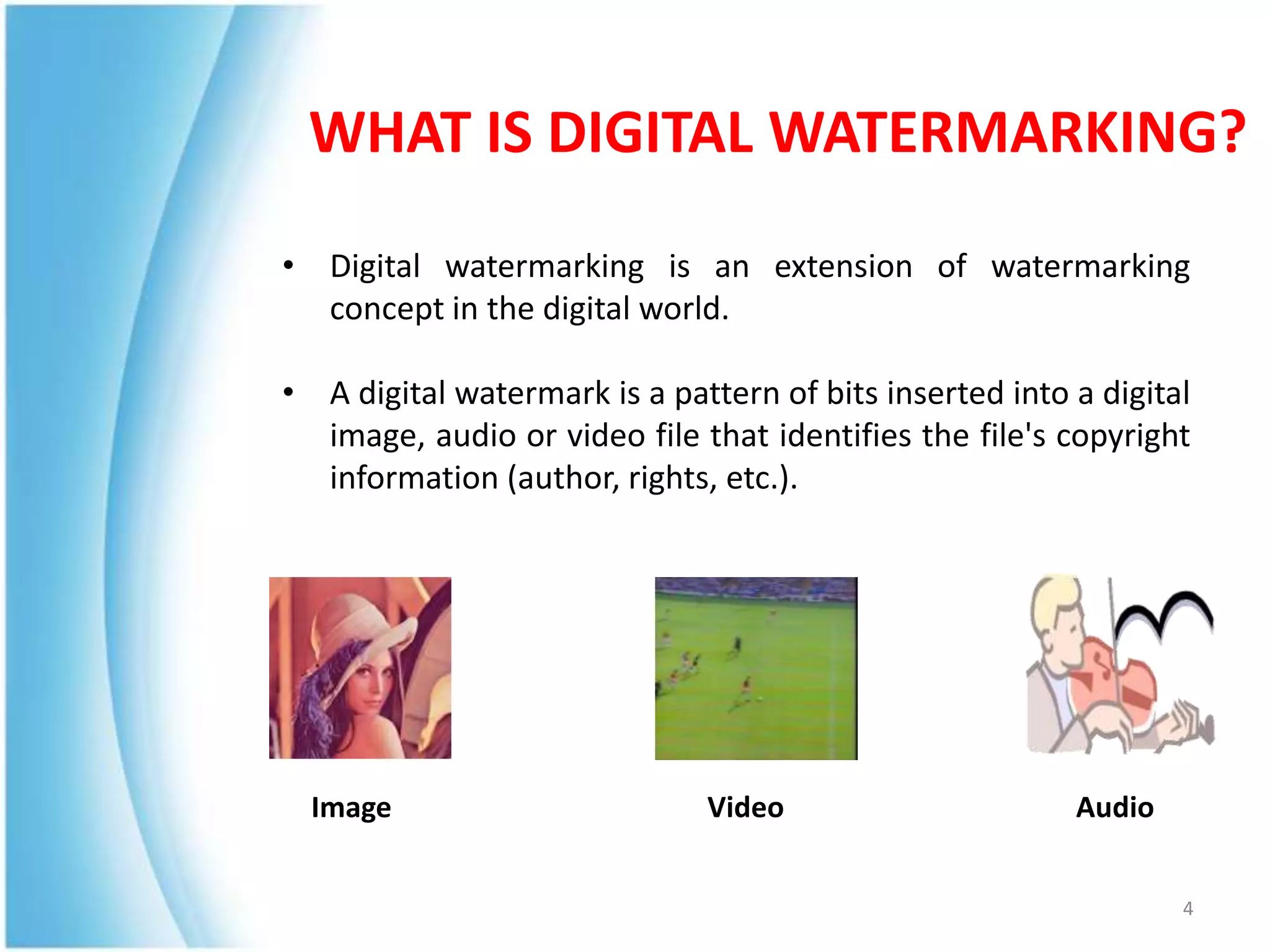 Digital watermarking | PPTX