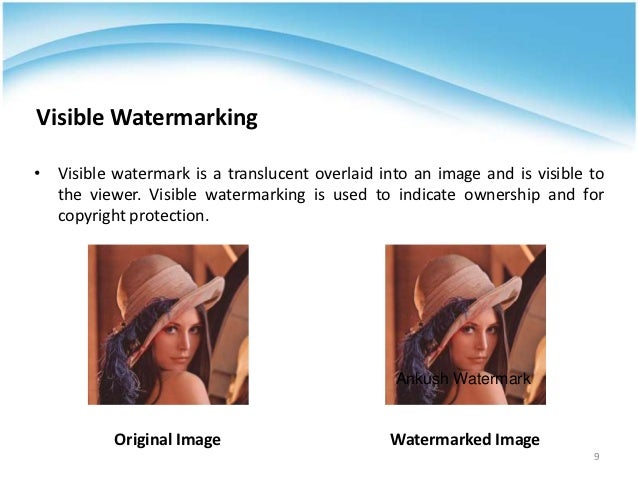 Digital watermarking