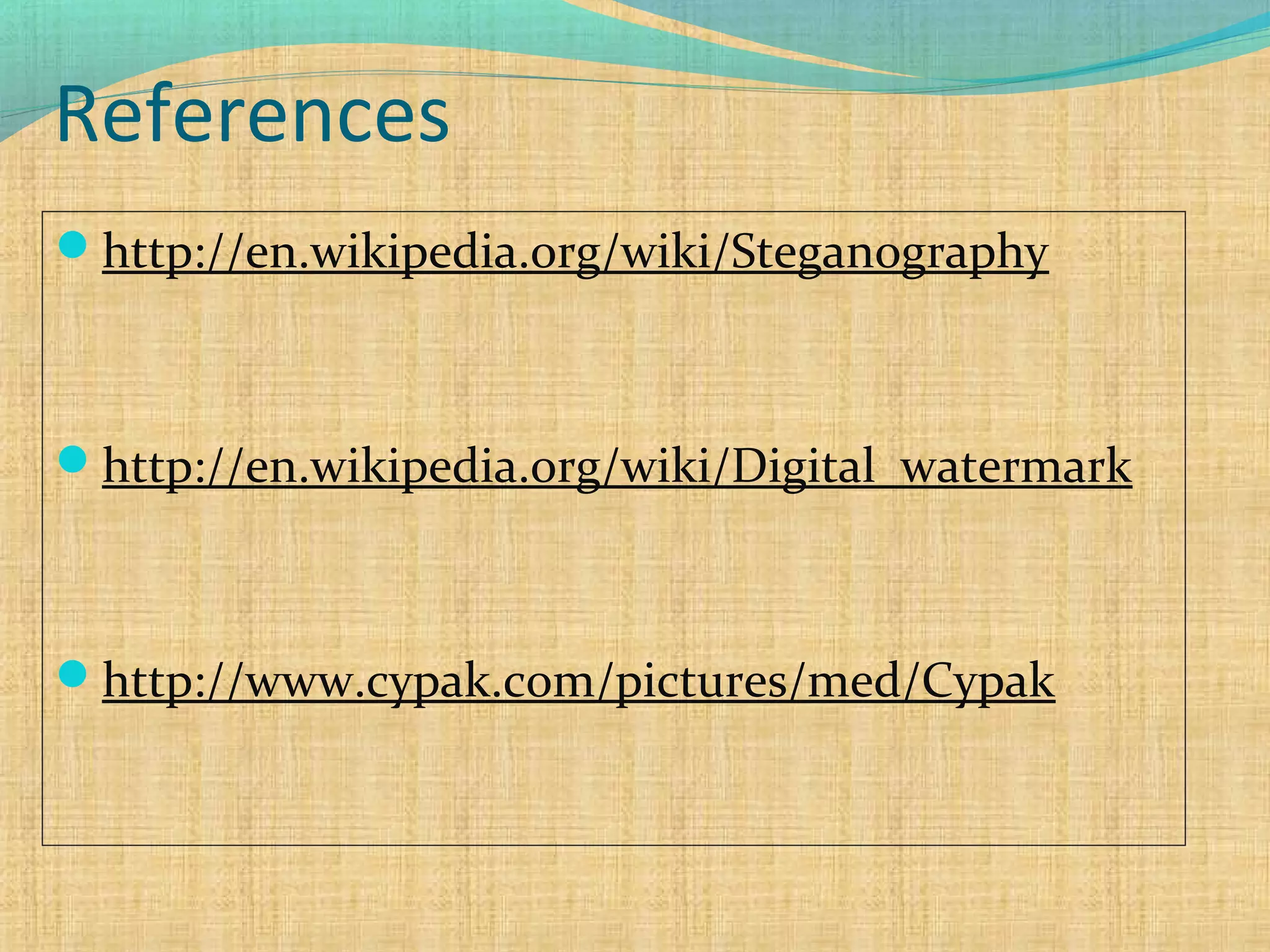 Digital watermarking | PPT